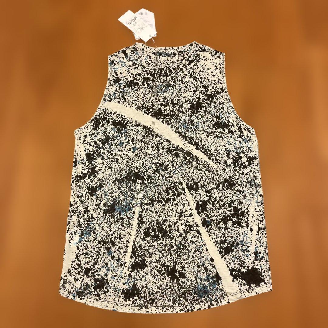 ウォーキング・ランニングウェア charbon REDA WOOL SPLASH DYE SLEEVELESS