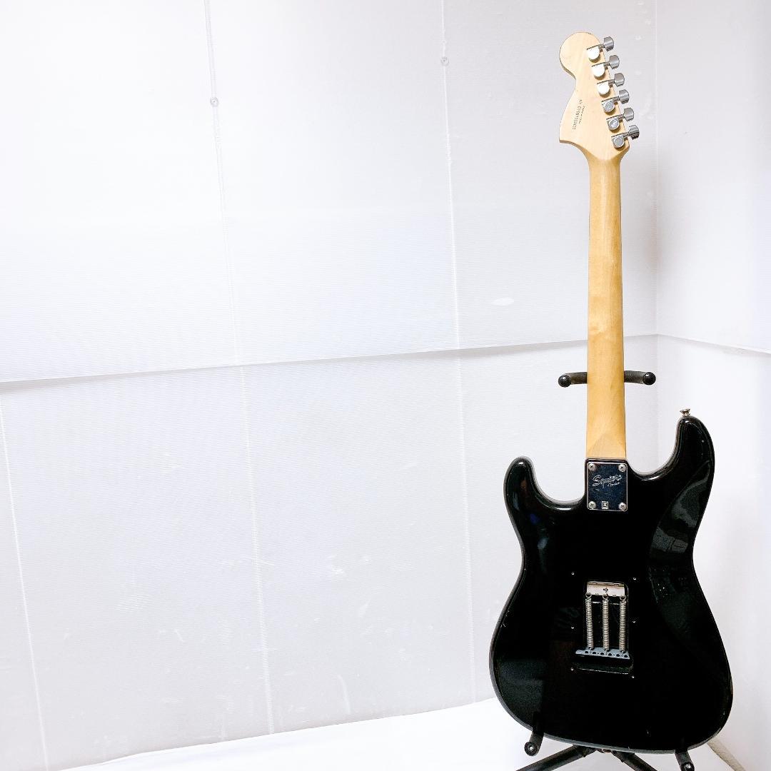 美品 Squier スクワイヤー ストラトキャスター エレキギター ブラック