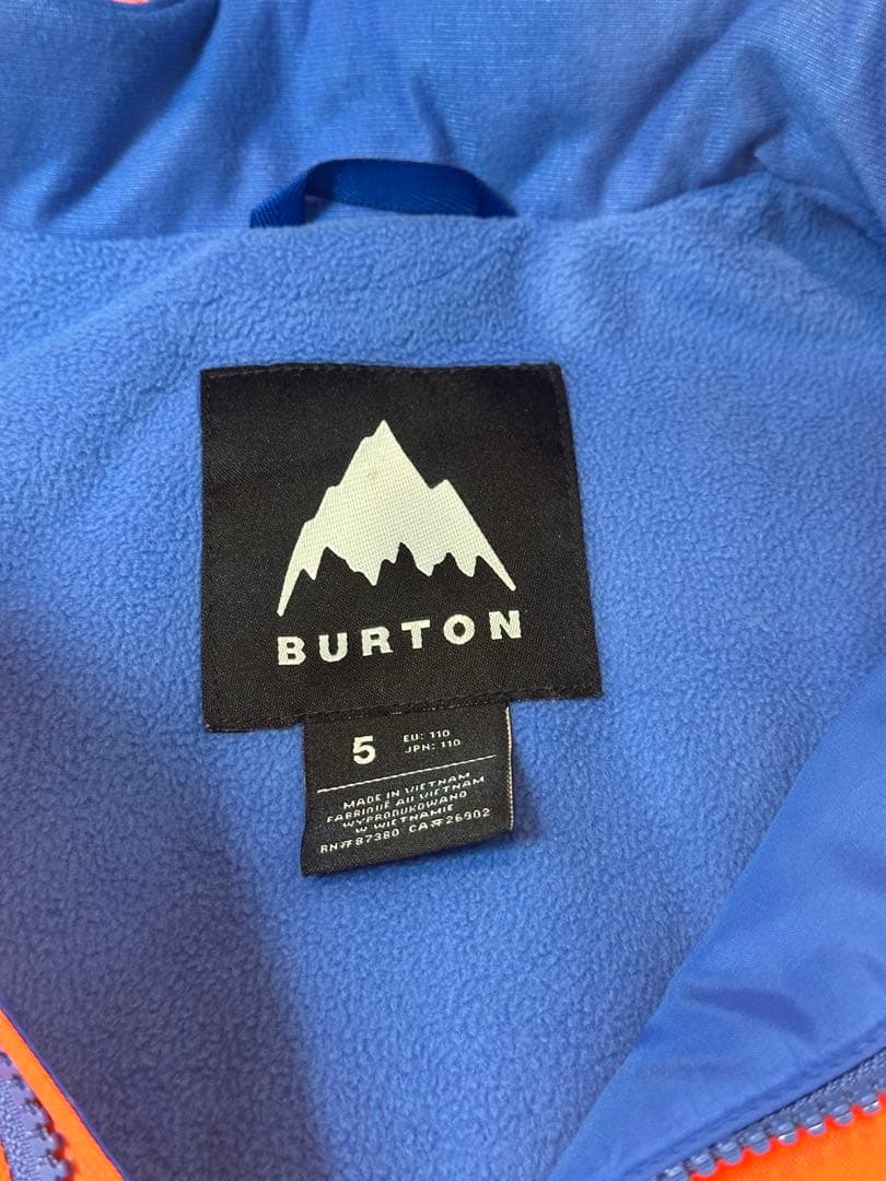 BURTON バートン トドラー サイズ5 スノースーツ スノーボード スキー