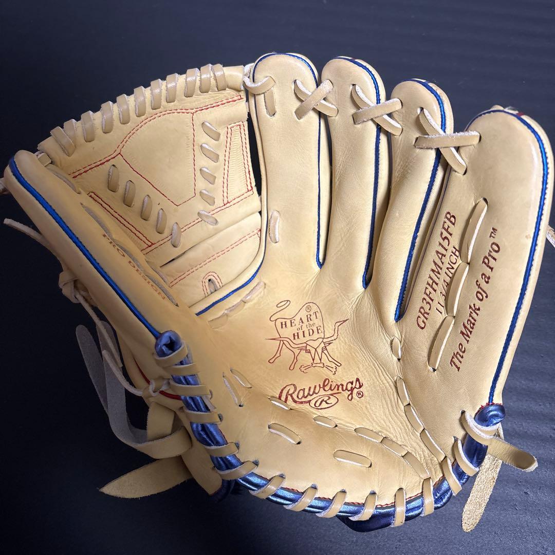 Rawlings 指穴なし軟式グローブ型付け済み