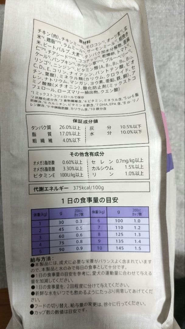 シュプレモ 小型犬 成犬 3kg ×2袋