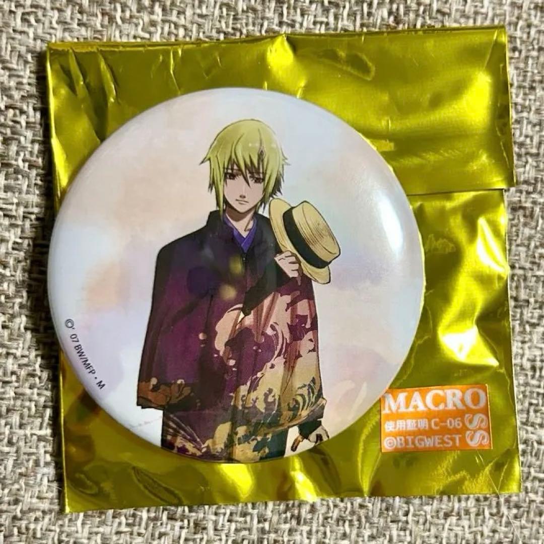 【激レア品】 マクロスF 缶バッジ おしゃれマクロス 京都 ブレラ