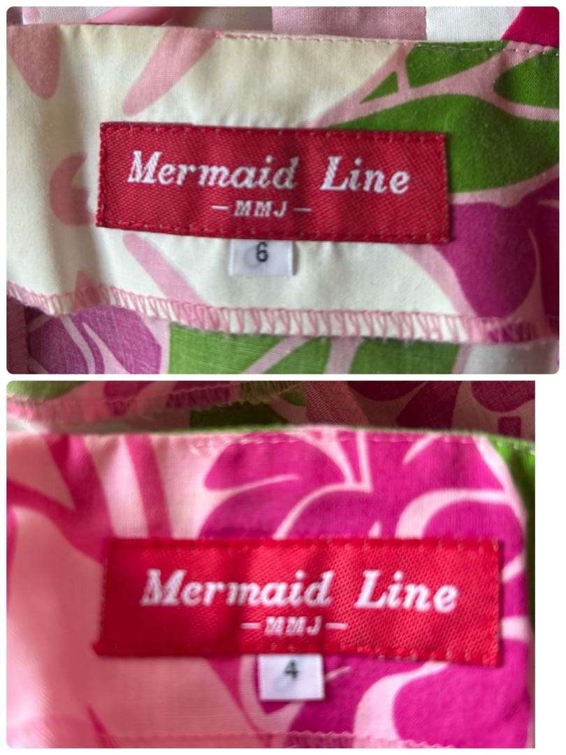 Mermaid Line フラダンスドレス 4, 6号 2枚セット