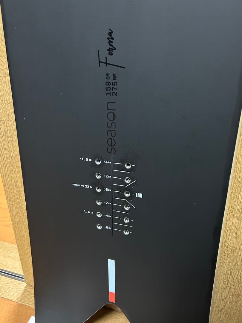 season forma 159 パウダーワイドボード　ウェスト275mm