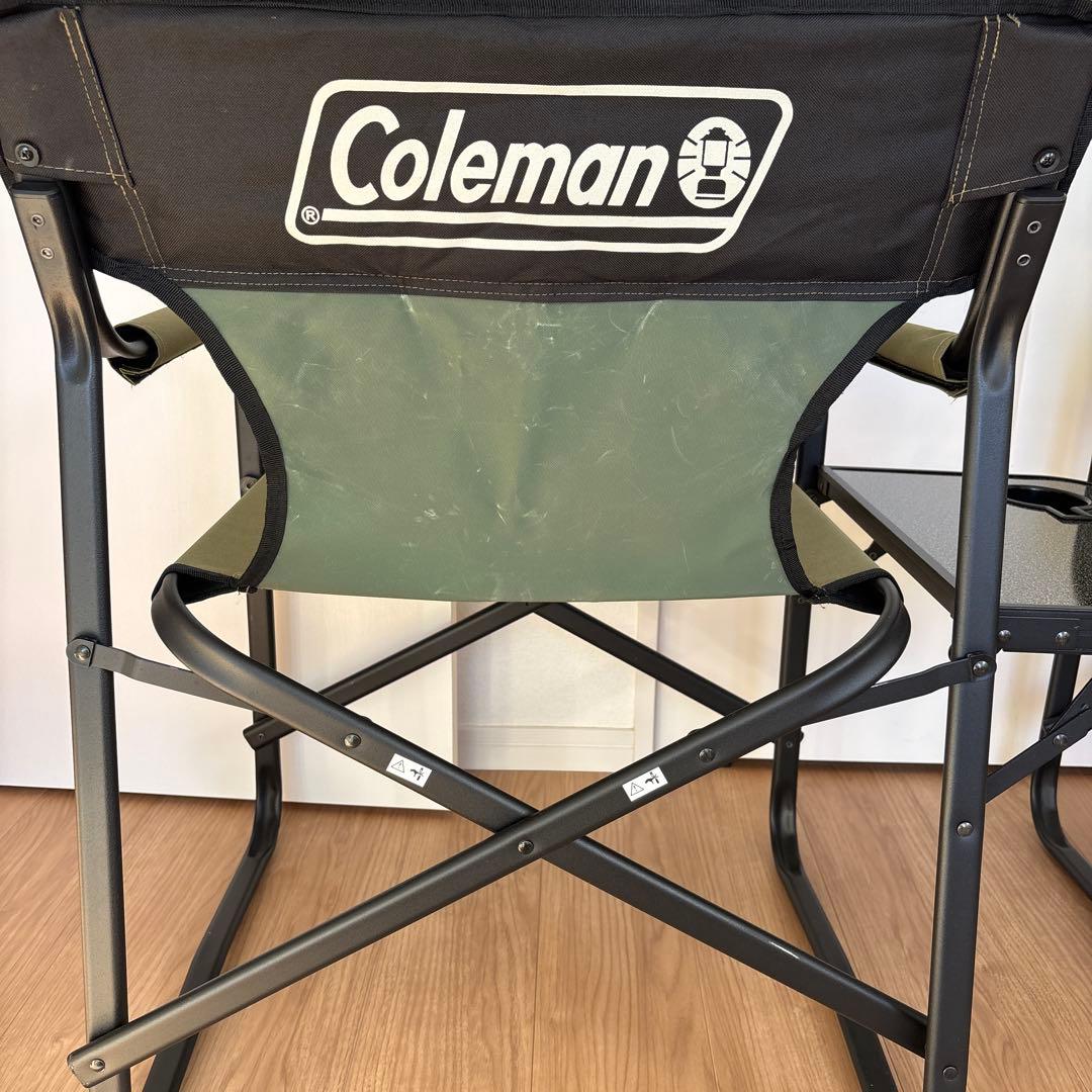 コールマン(Coleman) チェア サイドテーブル付デッキチェア 折り畳み