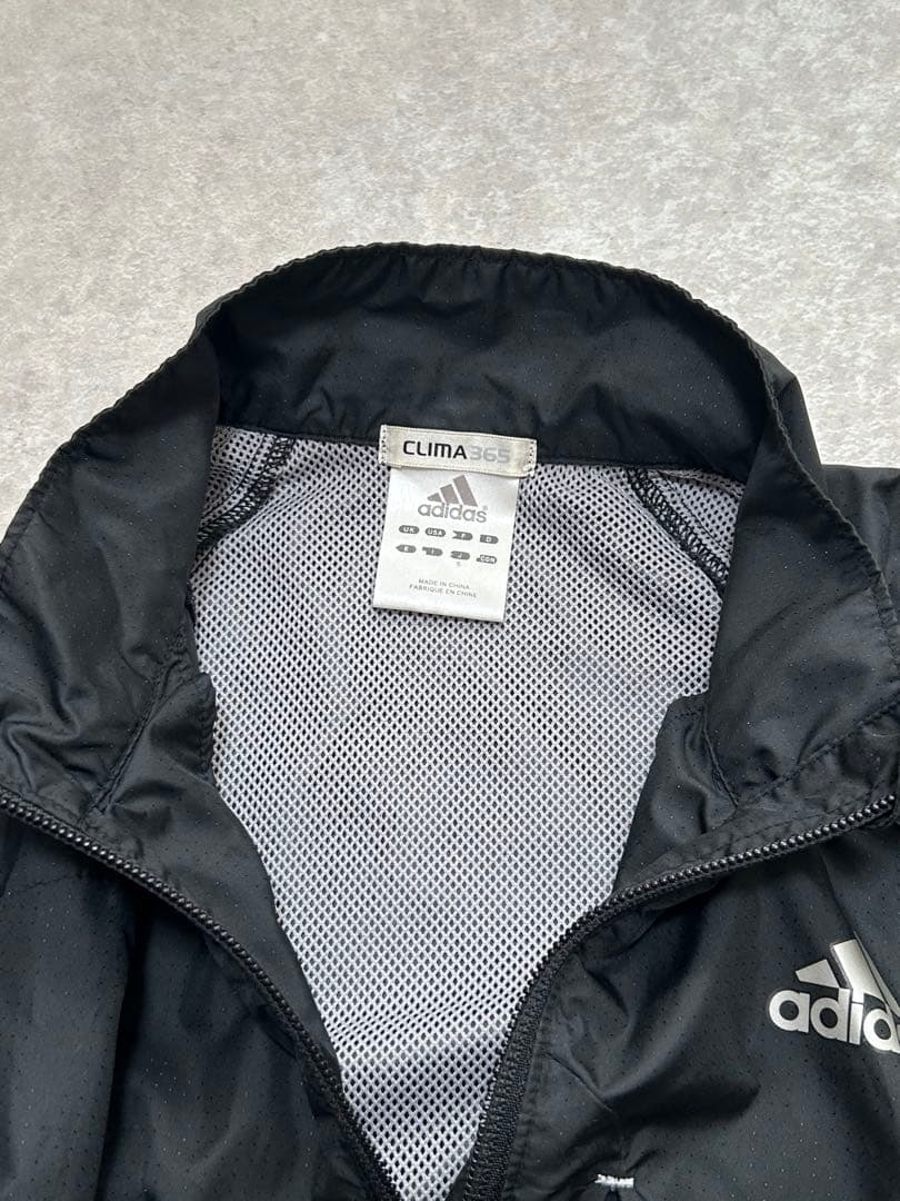 美品 セットアップ adidas ナイロン 上下 ジャケット パンツ S