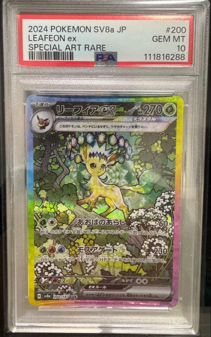 ［PSA10］10連番‼️テラスタルフェス　ブイズ　SAR ※ケースおまけ❗️