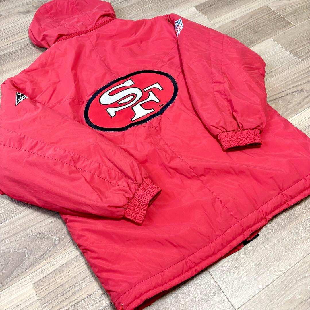 希少　NFL 49ers APEX ONE ナイロンジャケット L XL 90s