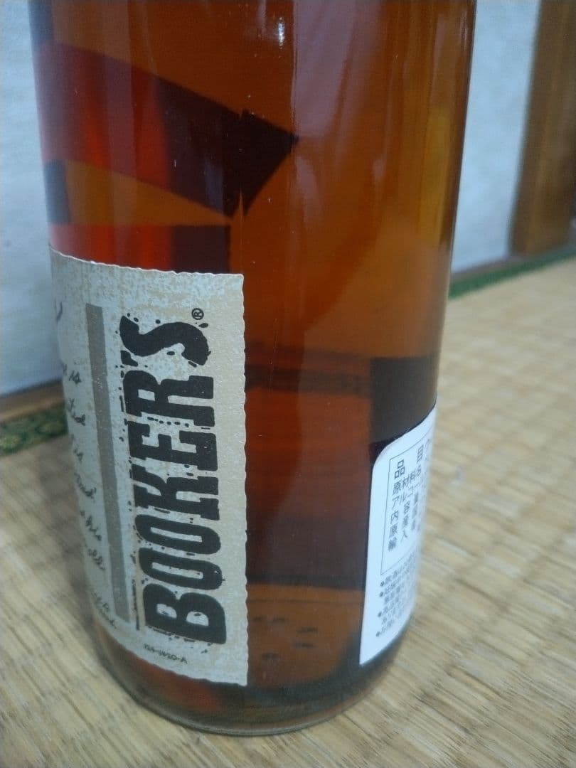 Booker's バーボンウイスキー 750ML 2019年製　箱無し