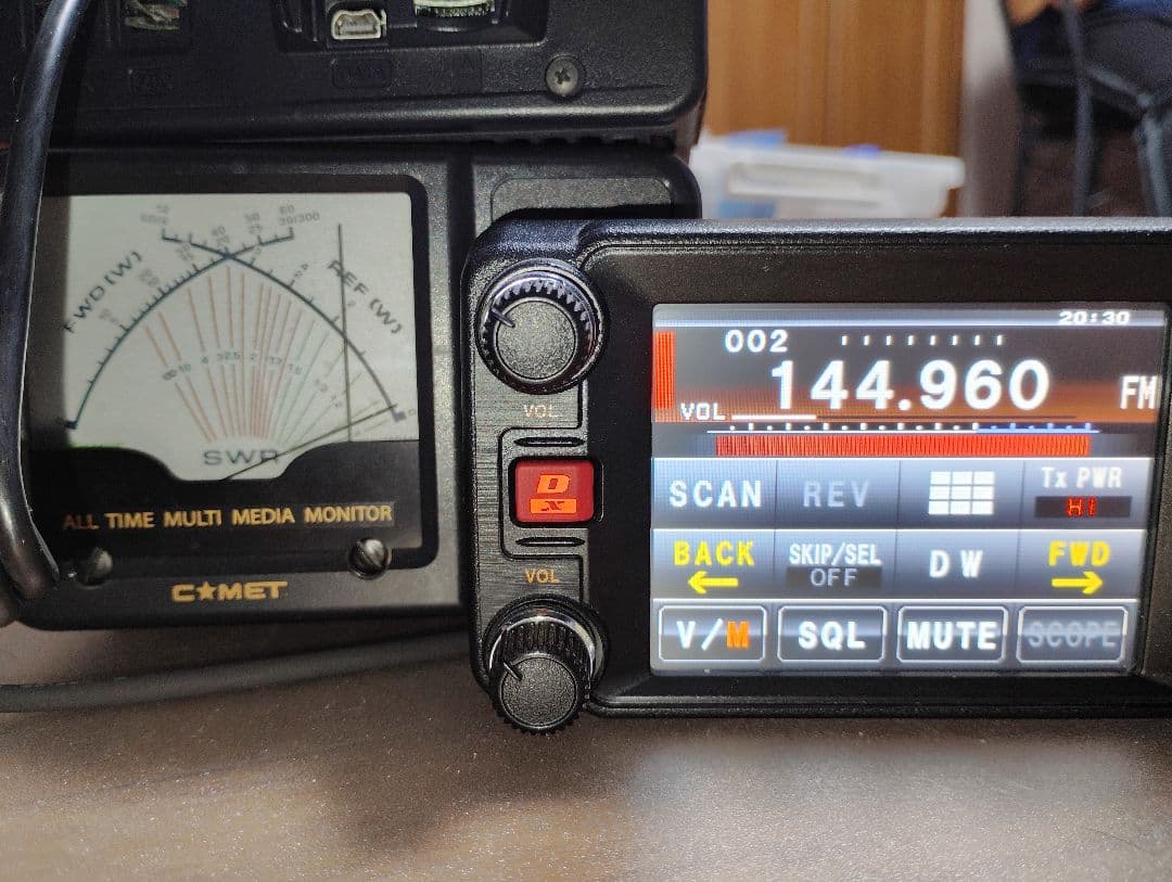 ヤエスムセン　YAESU FTM-400XDH 　50w　完動品　生産終了品