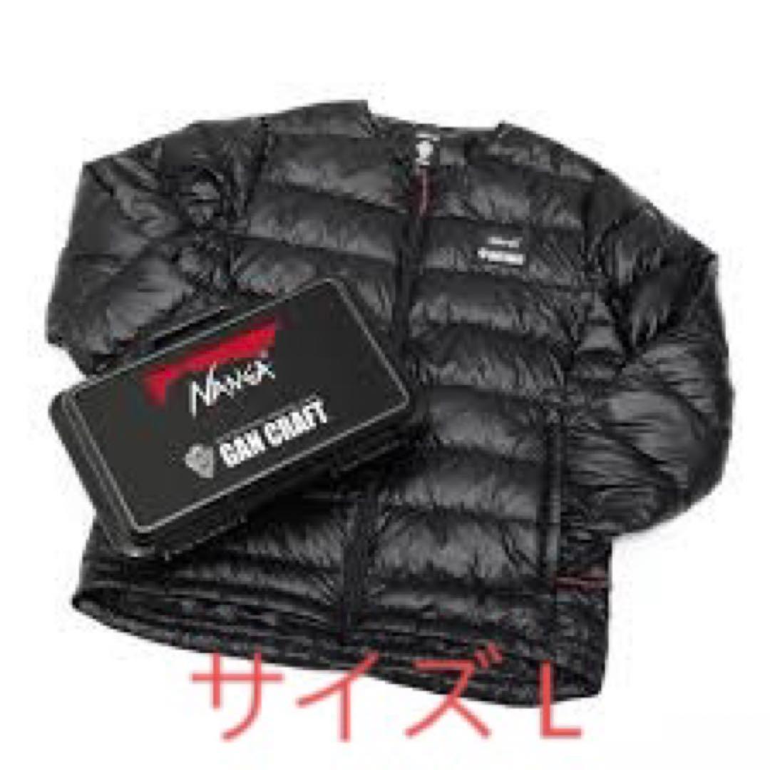 GANCRAFT x NANGA INNER DOWN JACKET【BLACK