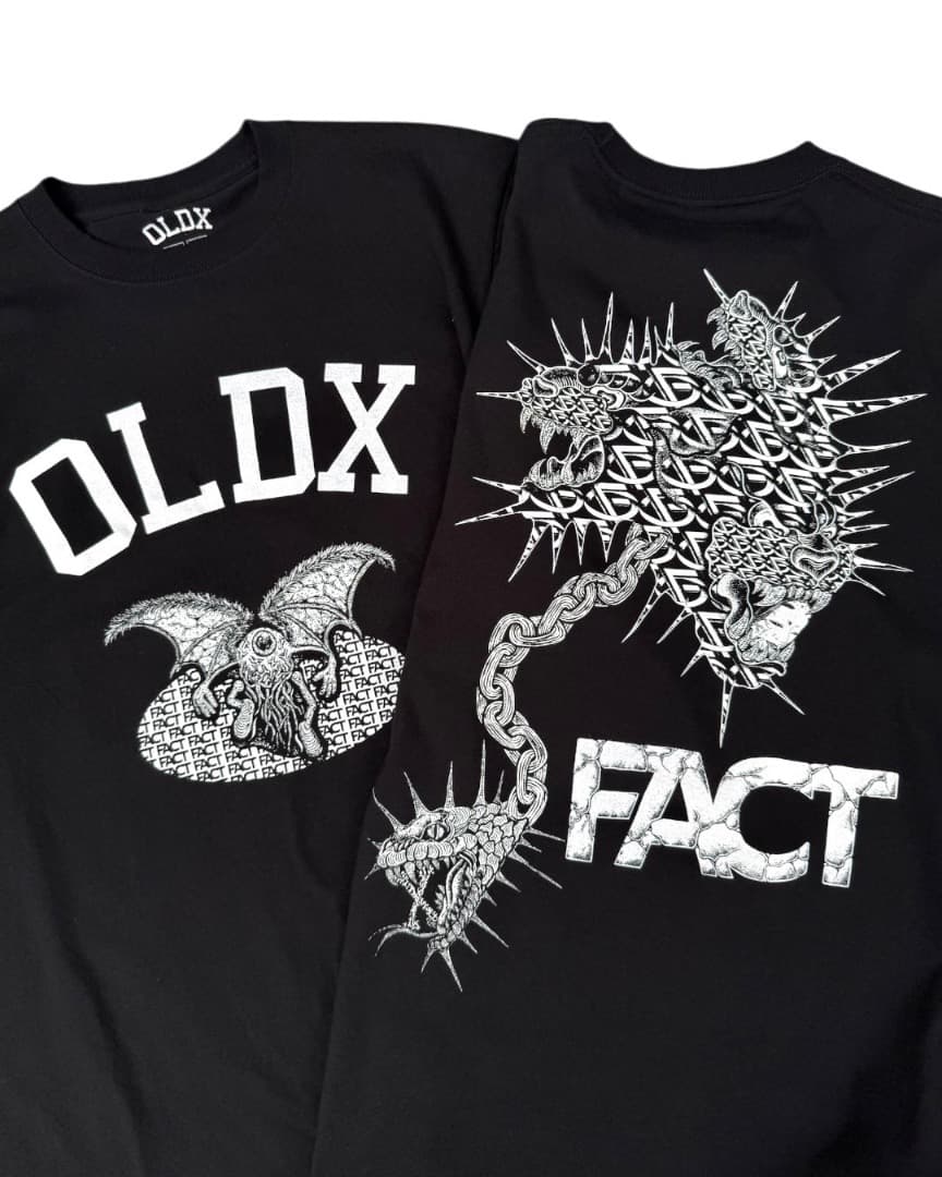 FACT x OLDX コラボ Tシャツ XLサイズ ファクト SHADOWS