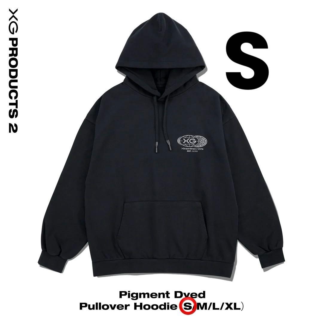 【XG】 Pigment Dyed Pullover Hoodie Sサイズ