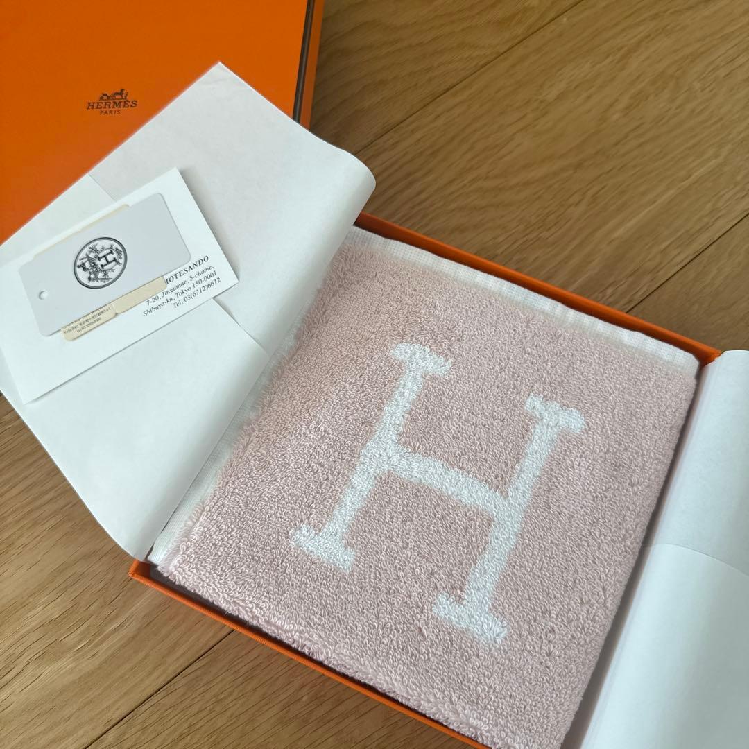 HERMES カレタオル　アヴァロン　ピンク