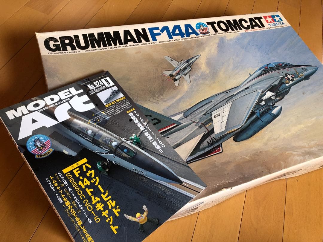 1980年 小鹿 タミヤ 1/32 F-14A トムキャット 未組み立て