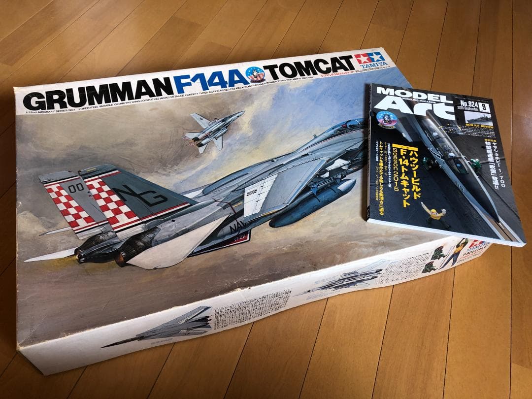 1980年 小鹿 タミヤ 1/32 F-14A トムキャット 未組み立て