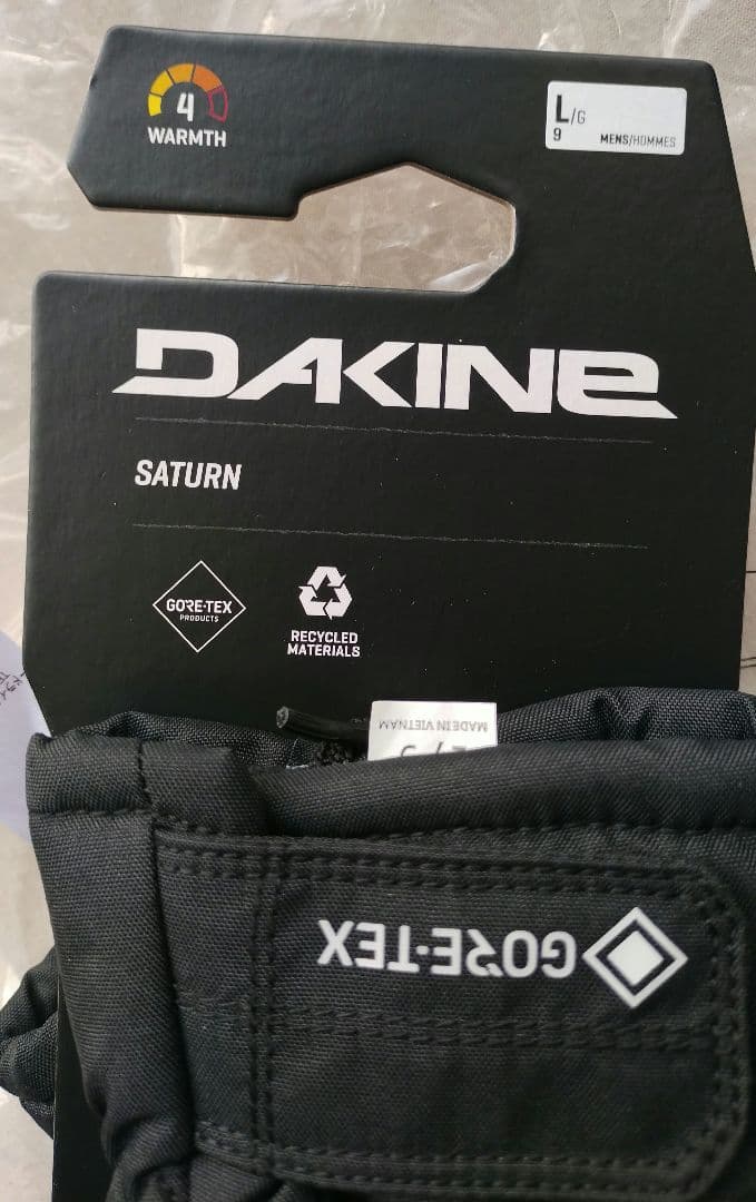 DAKINE SATURN グローブ ゴアテックス　Lサイズ ブラック