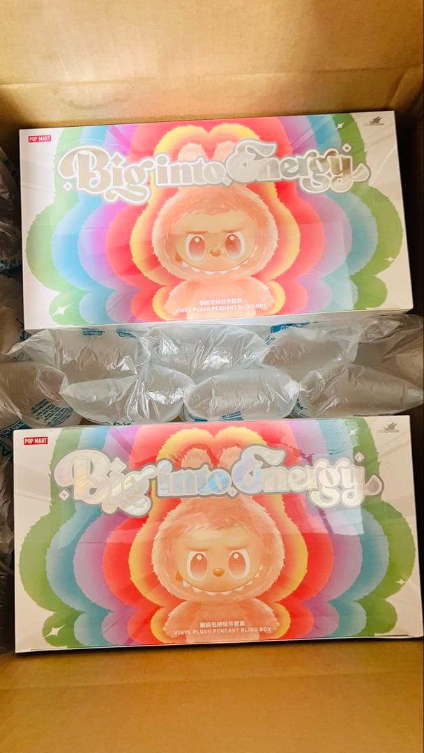 正規品 POPMART LABUBU Big into Energy 10box