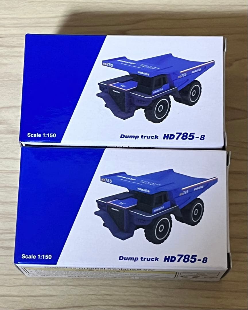 コマツ ウィリアムズ HD785-8 1/150 ミニカー 未開封 2台セット！
