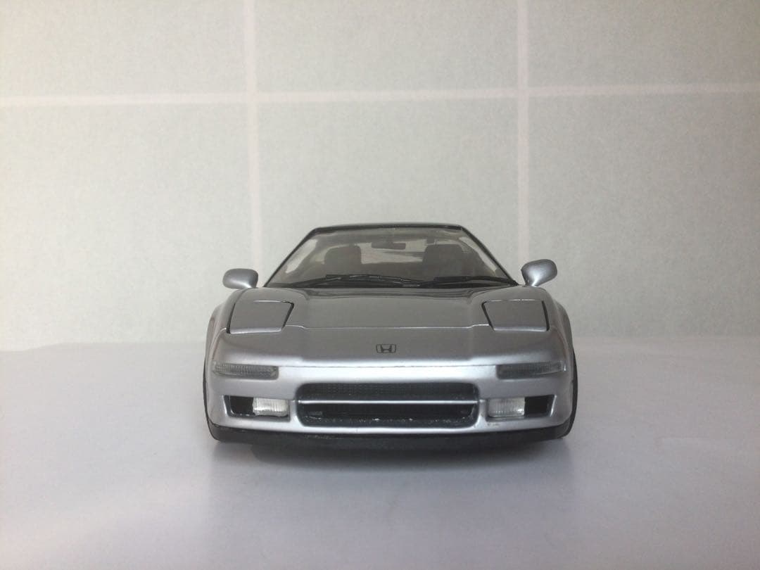 京商　ホンダ　NSX ミニカー　シルバー　1/18