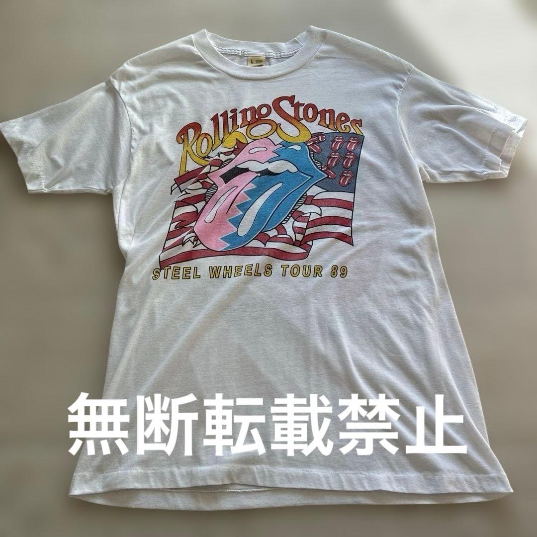 Rolling Stones Steel Wheels Tour 89 Tシャツ