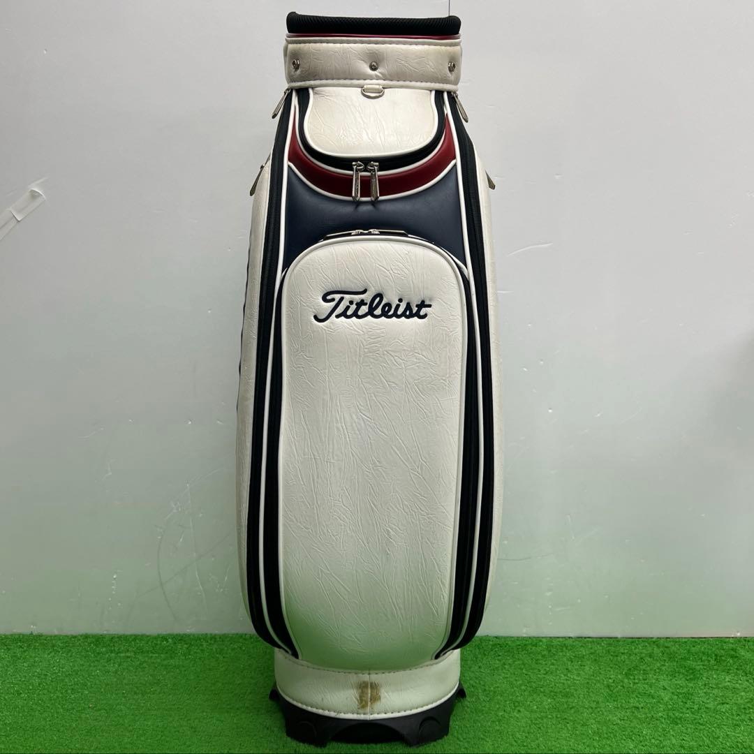 タイトリスト　titleist キャディーバック　8インチ　ホワイト　メンズ