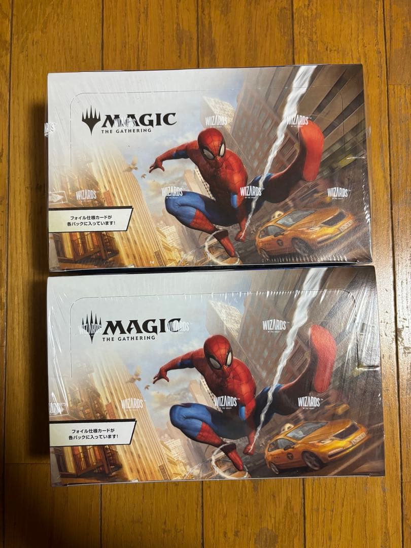 【未開封】MTG マーベル スパイダーマン プレイ・ブースター 日本語版 2個