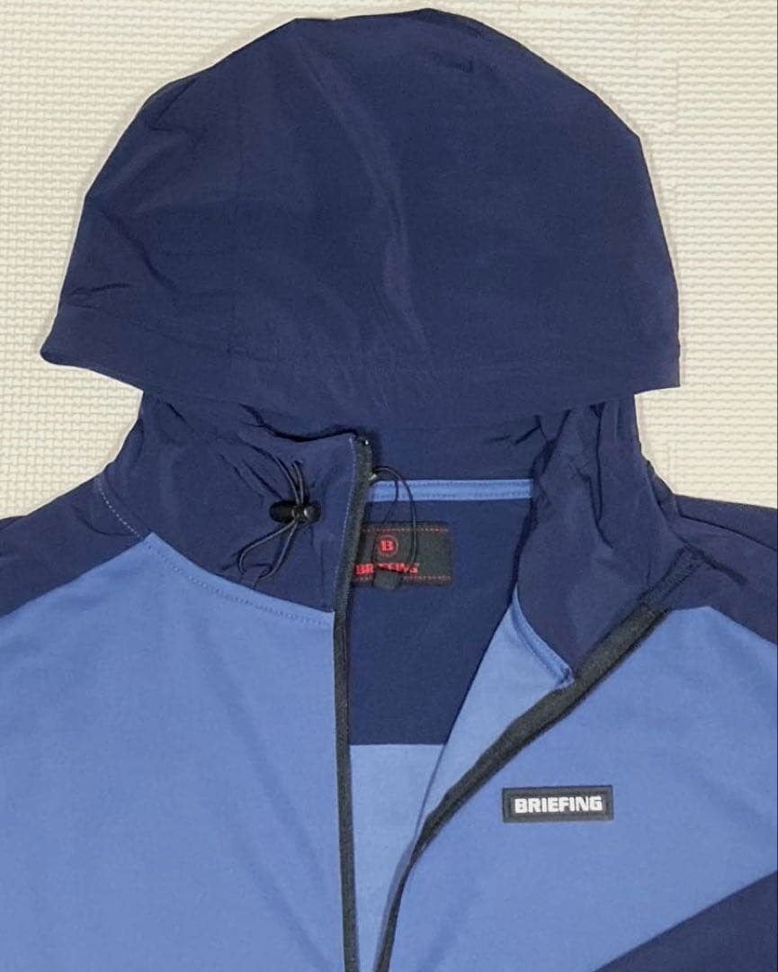 BRIEFING GOLF MS HALF ZIP HOODIE（BLUE／M）