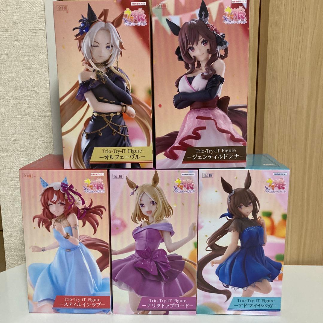 ラウンドワン限定　ウマ娘Trio-Try-iT Figure 5体セット
