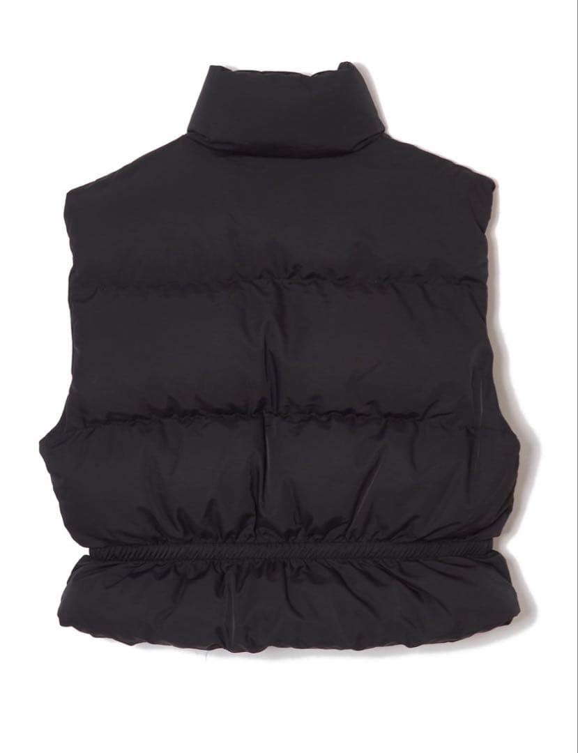 【完売品 未使用】ENTI Gathered Puffer Vest(BLK)