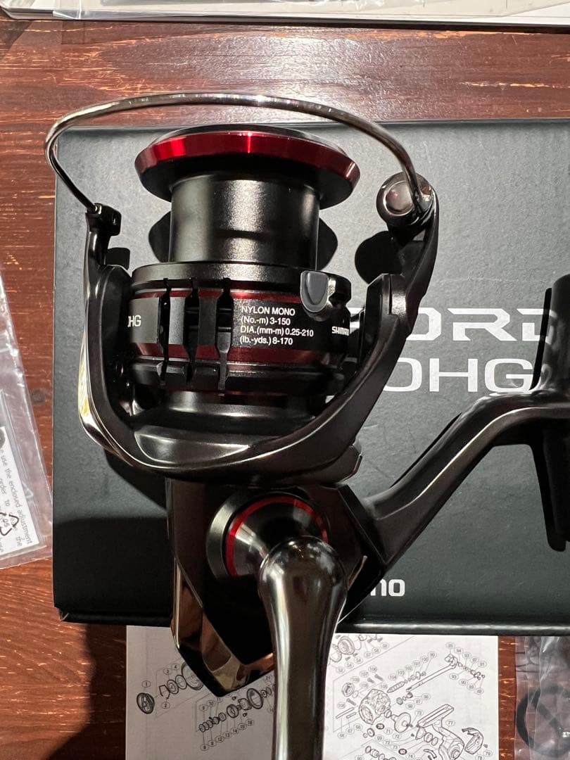 SHIMANO ヴァンフォード C3000HG リール　 予備スプール付き