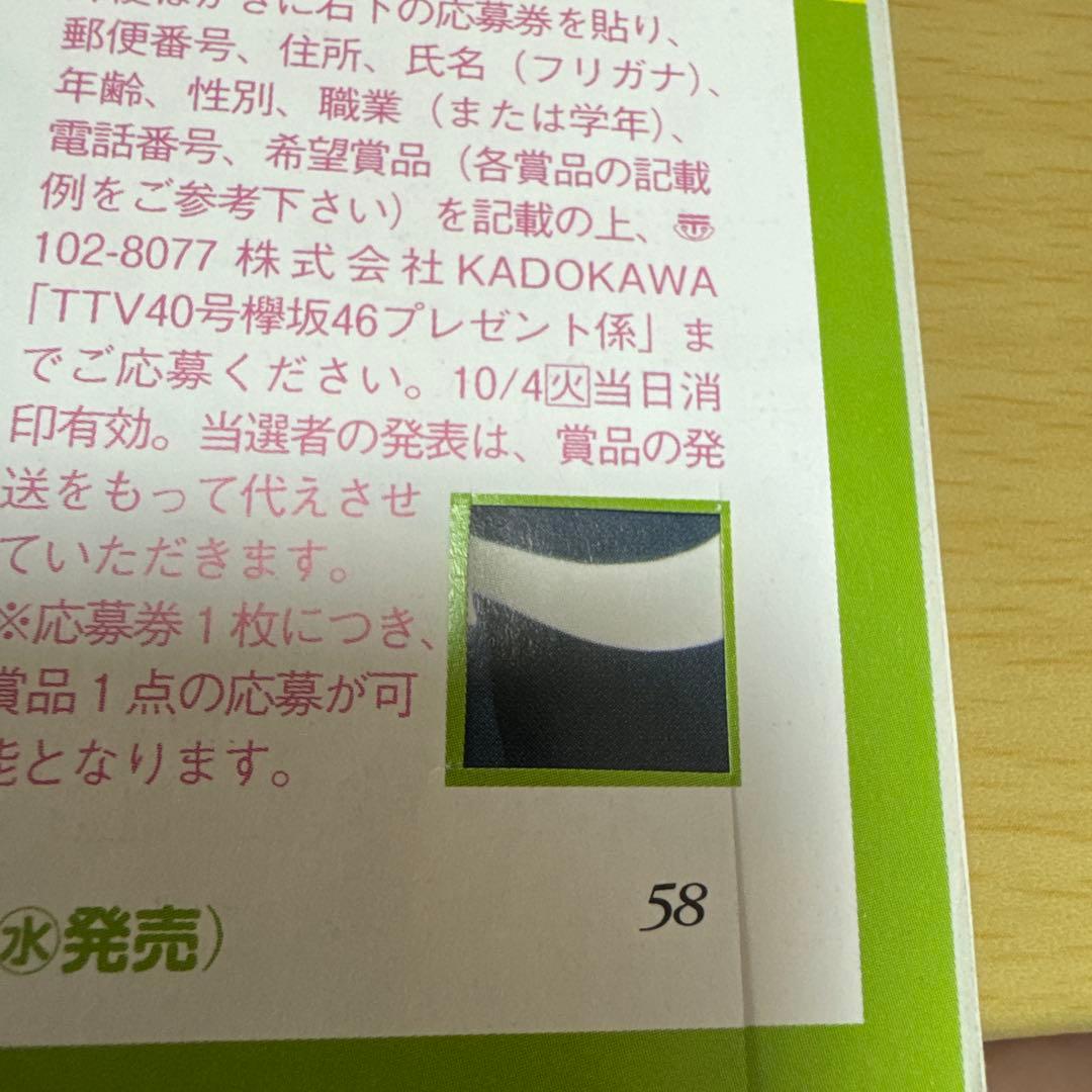 平手友梨奈 欅坂46 ザ・テレビジョン サイン入りレプリカレモン ※当選通知書付