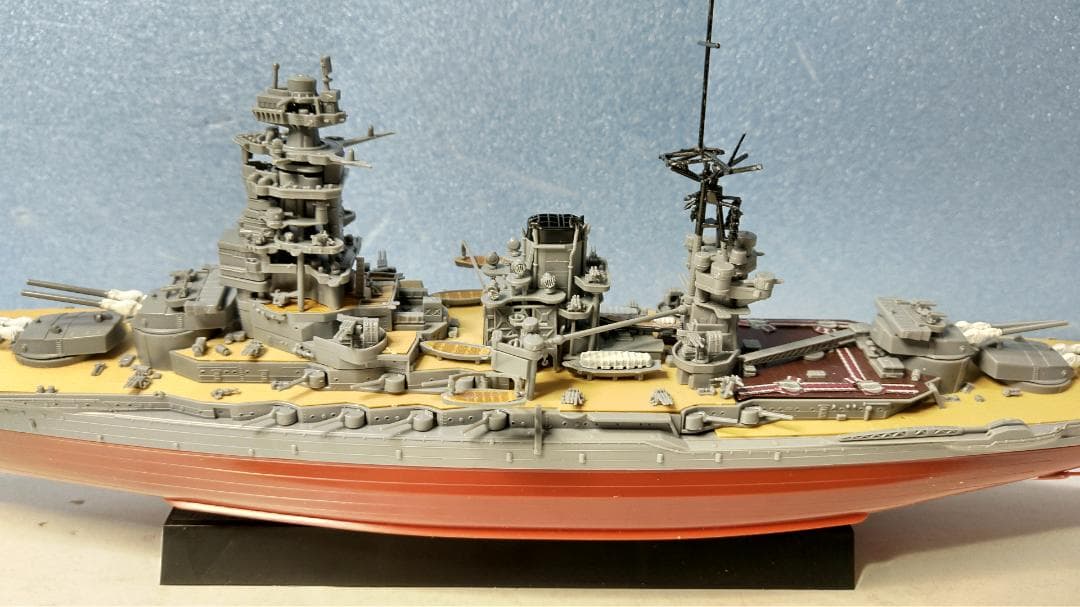 1/700 日本海軍戦艦・長門（完成品）、搭載機 2機