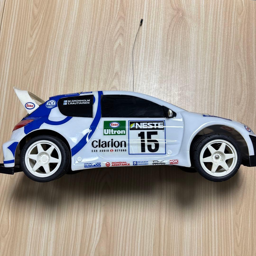 【送料込】プジョー ラジコン PEUGEOT 206 WRC 1/10