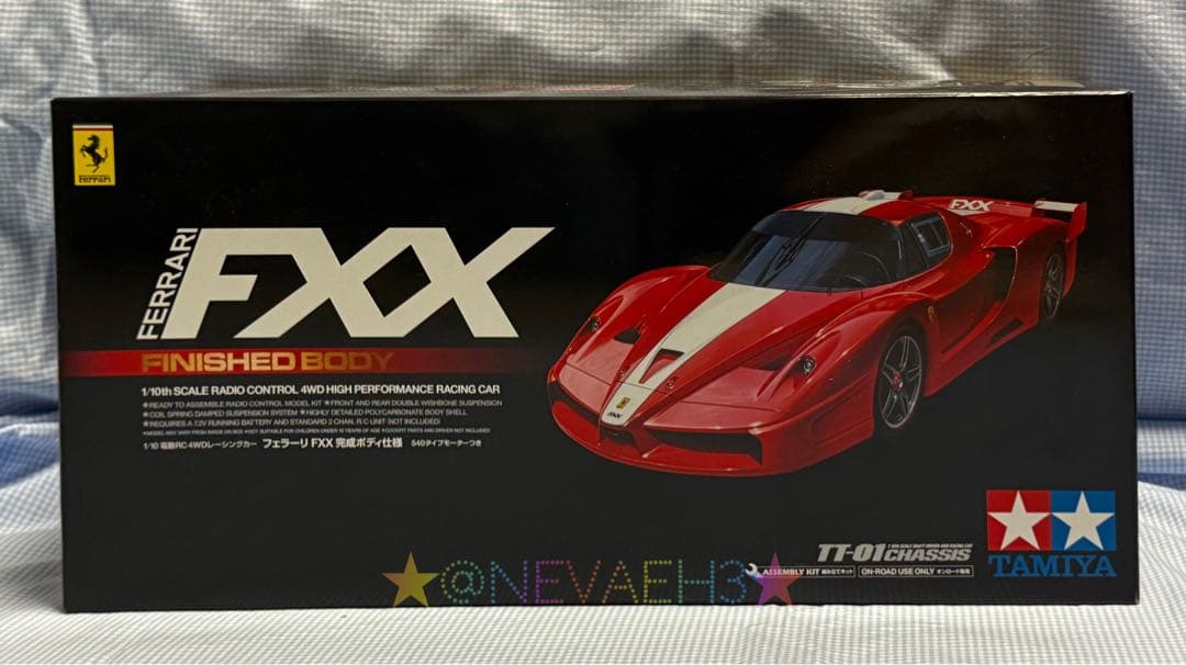 未組み立て★タミヤ★Ferrari／フェラーリFXX 完成ボディ仕様 TT-01