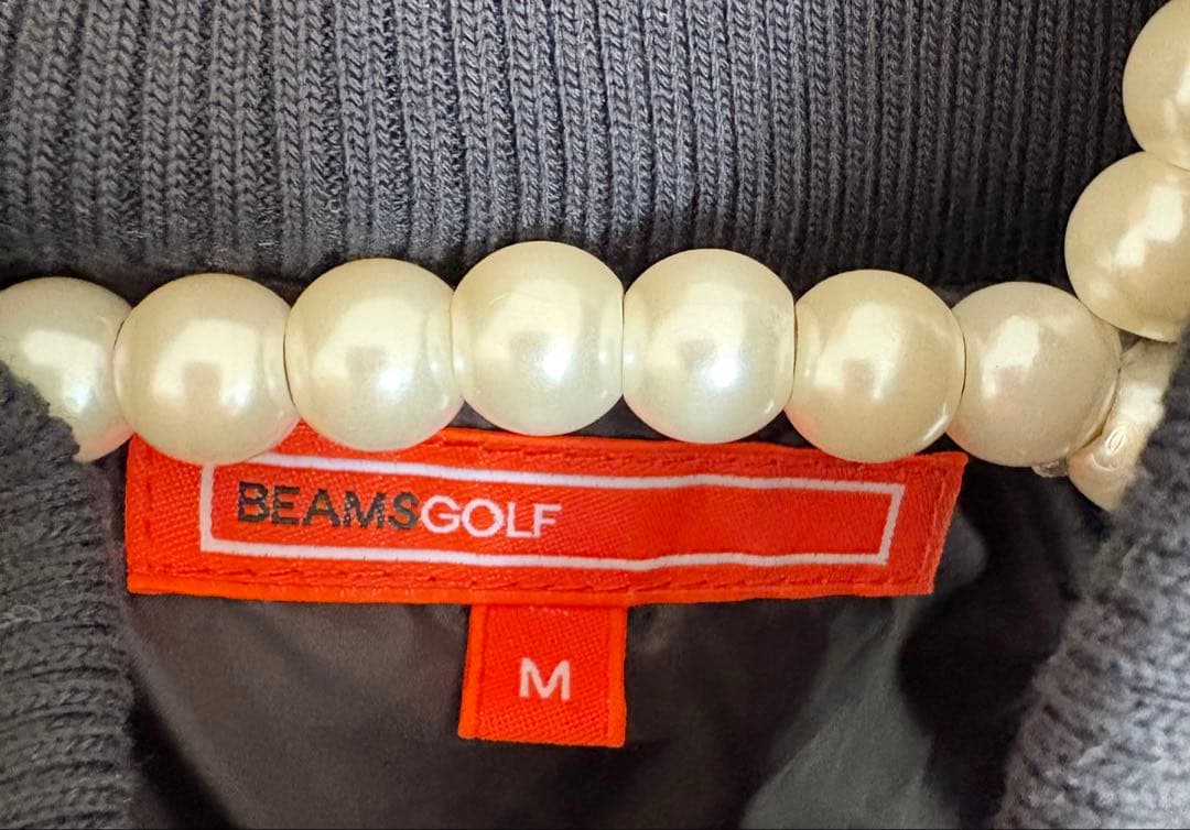 BEAMS GOLF ファー　中綿　ワンピース ブラック M