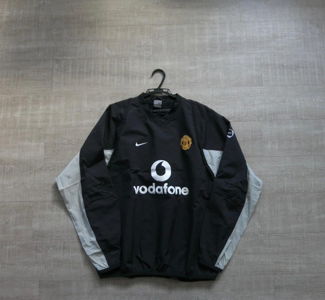 00s NIKE Manchester United ピステ ナイロンジャケット
