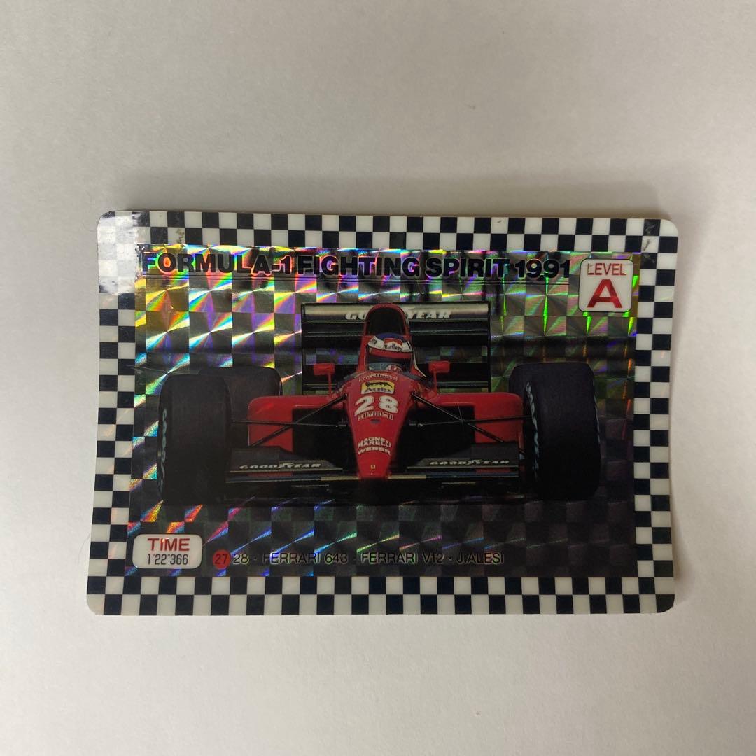 【中古】カード　F1 スクーデリア　フェラーリ　28 ジャン・アレジー
