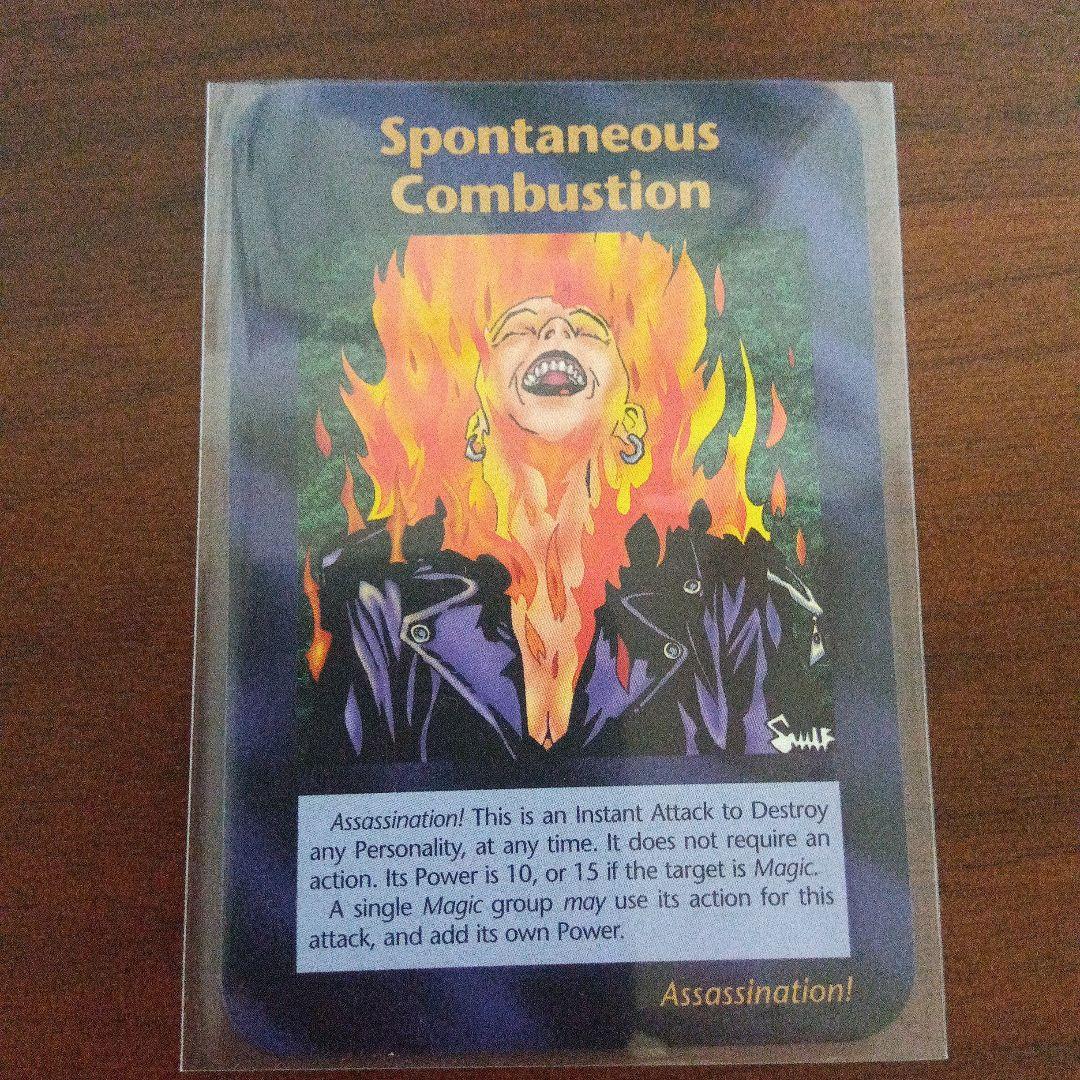 イルミナティカード　Spontaneous Combustion（自然発火）