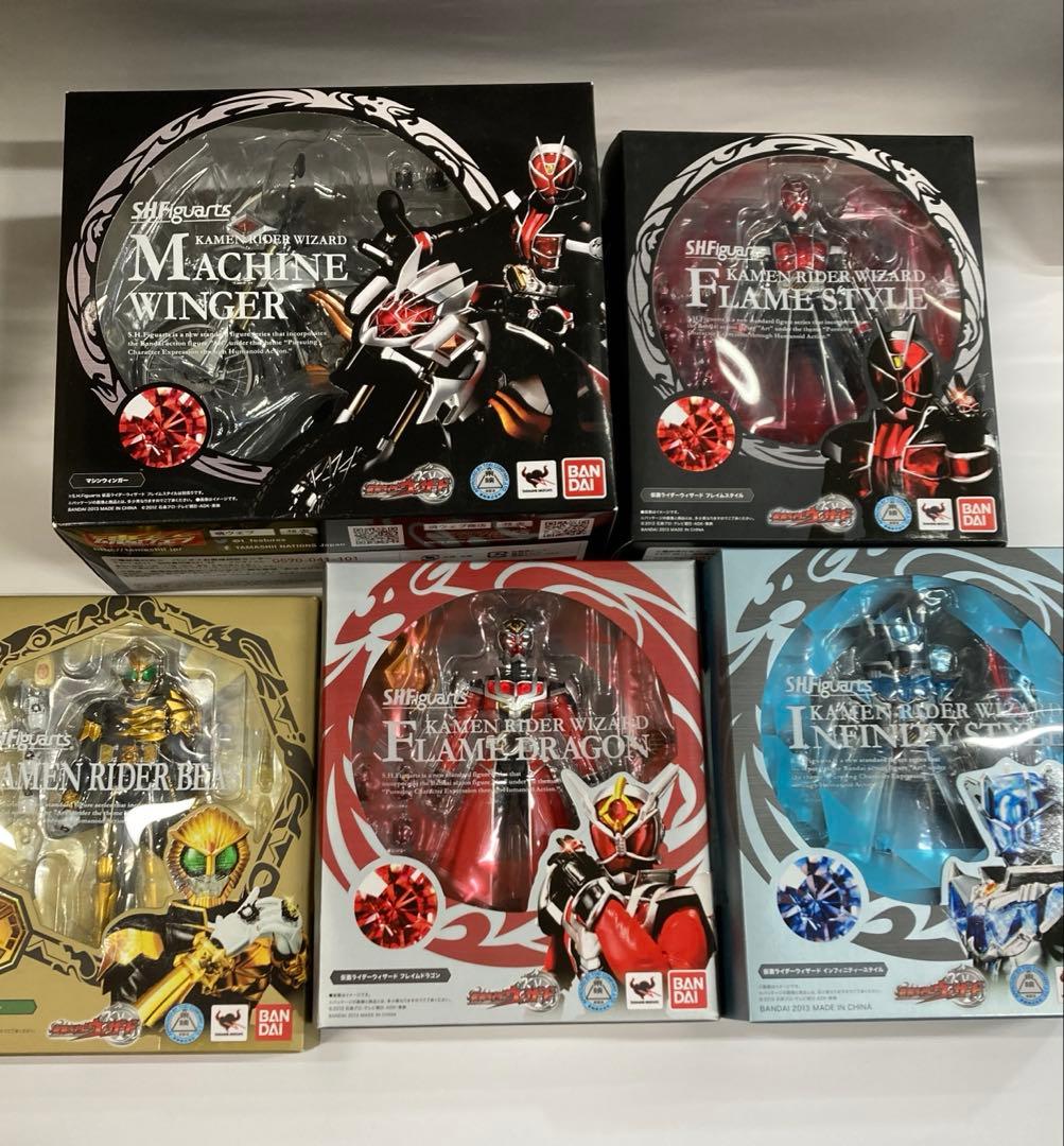 ＳＨＦ仮面ライダーウィザード５点セット