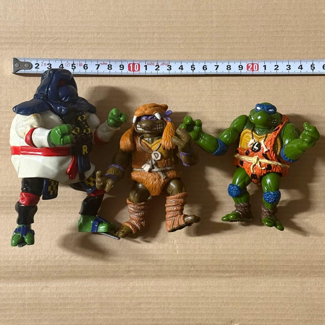 SNT1419 TMNT ミュータントタートルズ フィギュア 3体セット 希少品