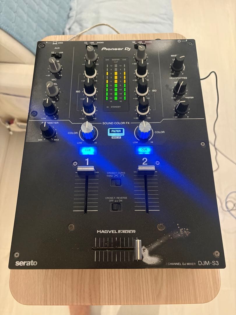 Pioneer DJ DJM-S3 2チャンネル DJミキサー