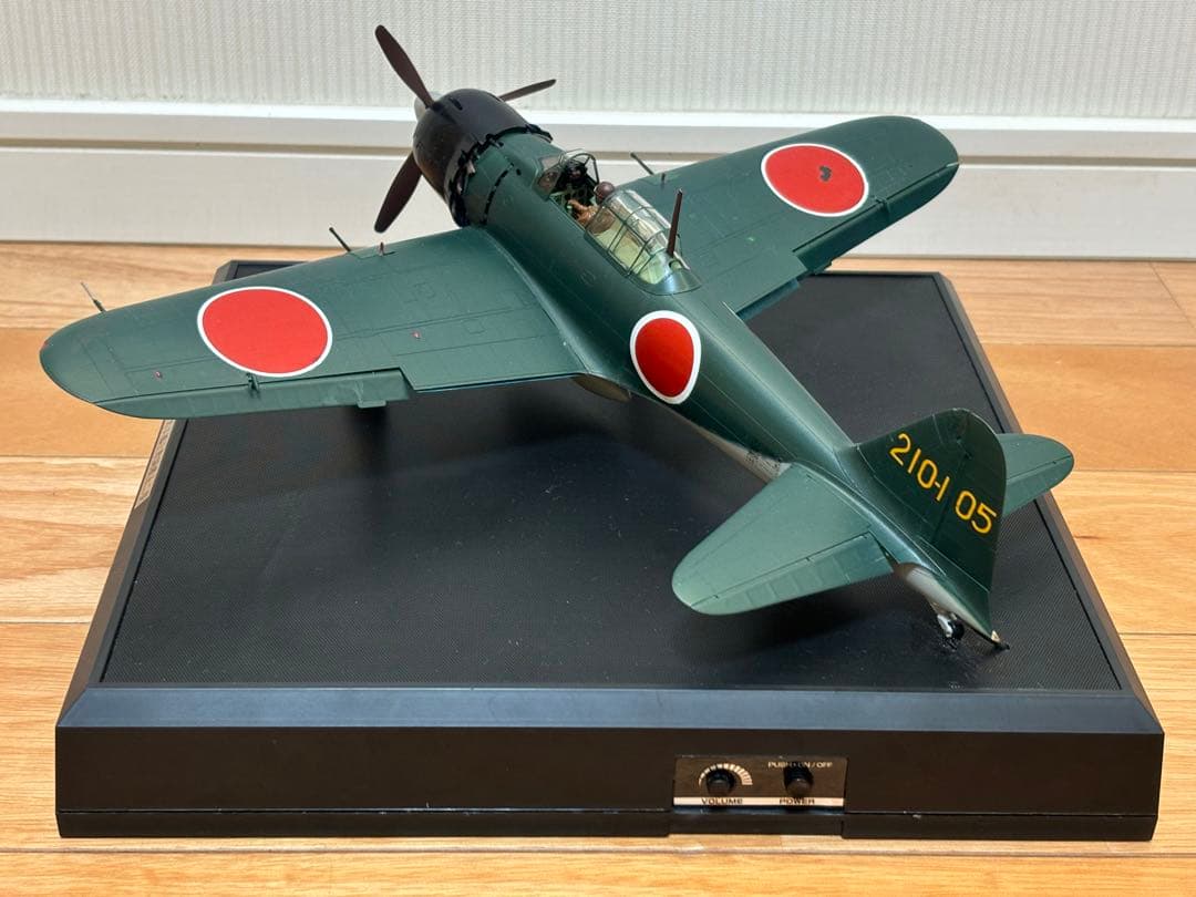 タミヤ 1/32 零戦52型 リアルサウンド・アクションセット 完成品 ジャンク