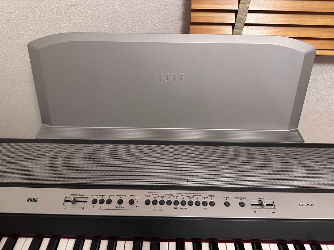完動品 KORG SP-250 電子ピアノ 88鍵 コルグ イス付 高級 ピアノ