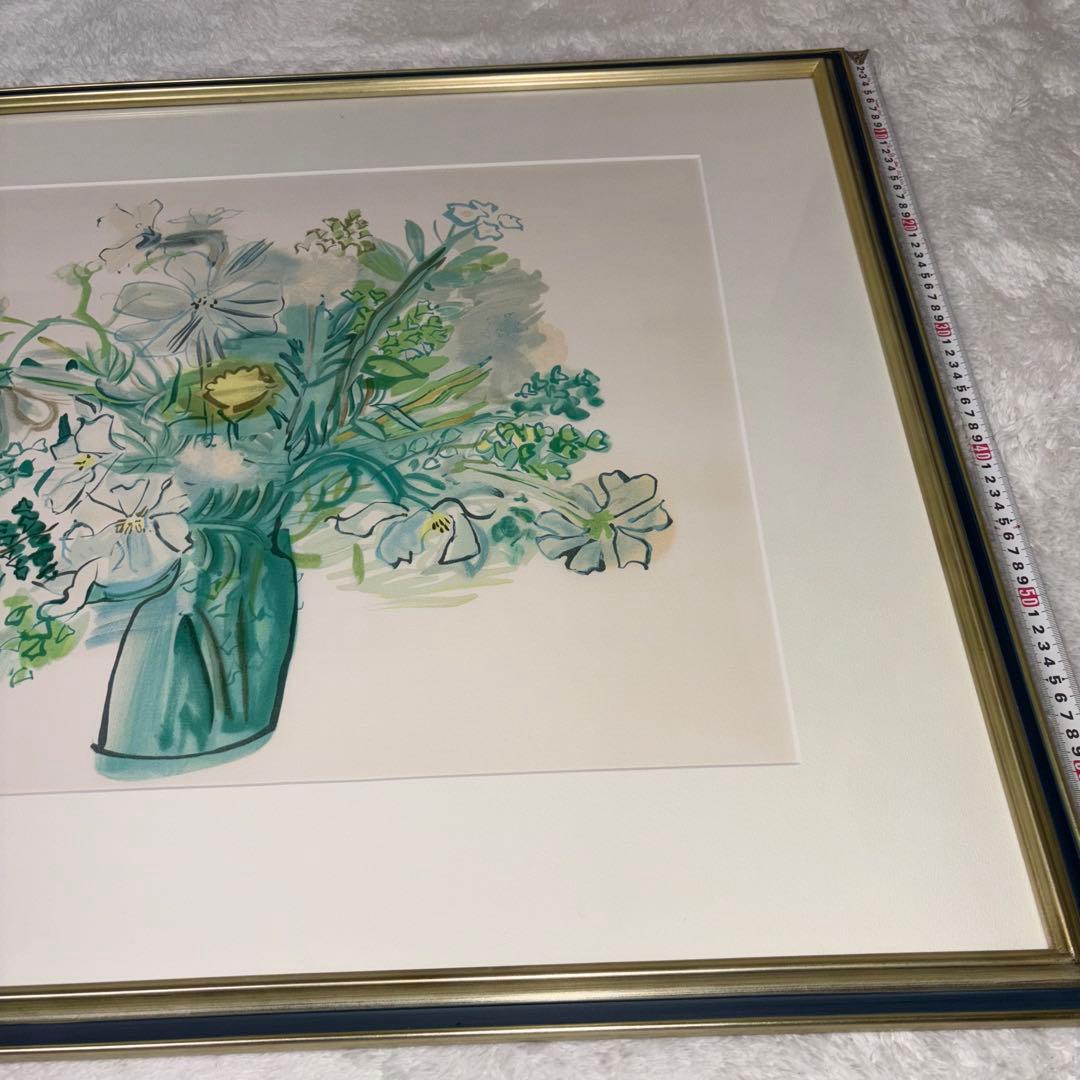 【大型作品】花瓶　リトグラフ　Raoul DUFY ラウル デュフィ
