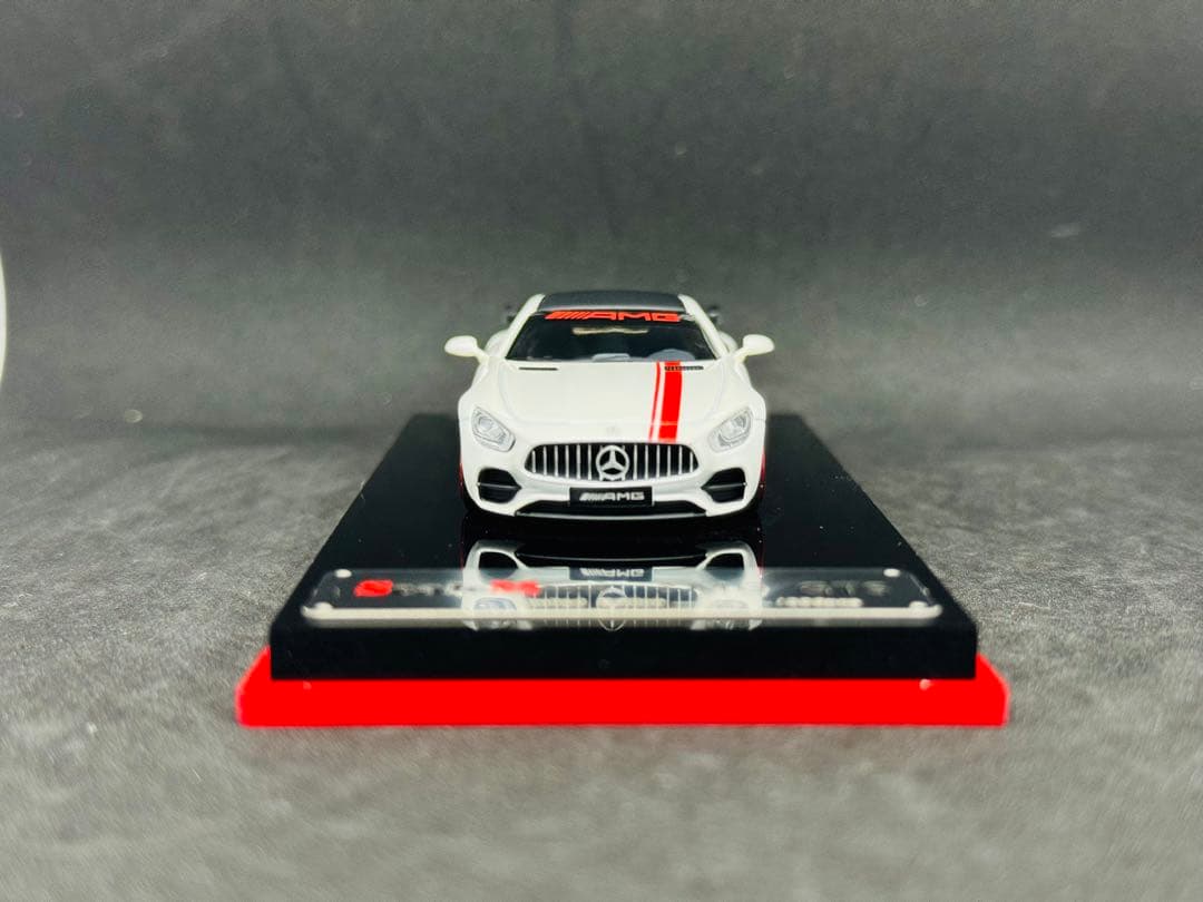 scale mini LBWK ベンツ　AMG GTS ホワイト 1/64