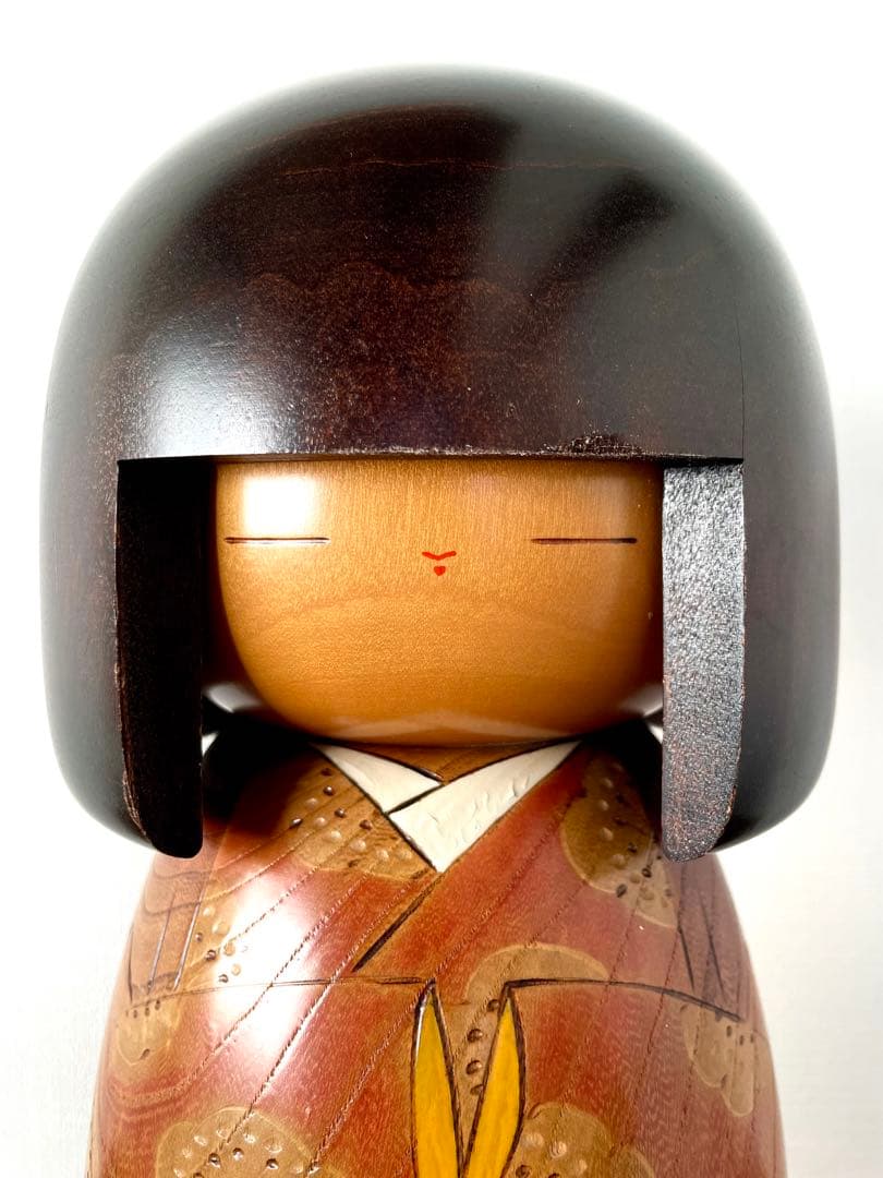 特大！ 卯三郎 こけし 好日 kokeshi doll 創作 人形 レトロ 和風
