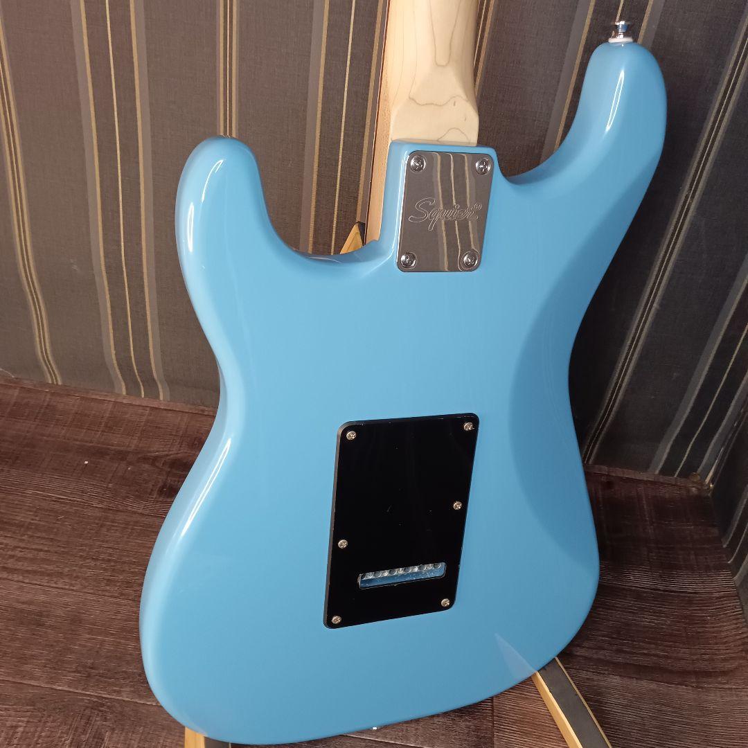 美品 Squier スクワイヤー BLUE ストラト エレキギター ケース