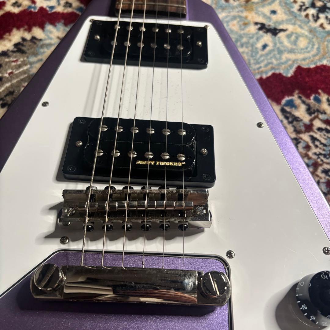 Epiphone カークハメット　メタリカ　1979 Flying V パープル