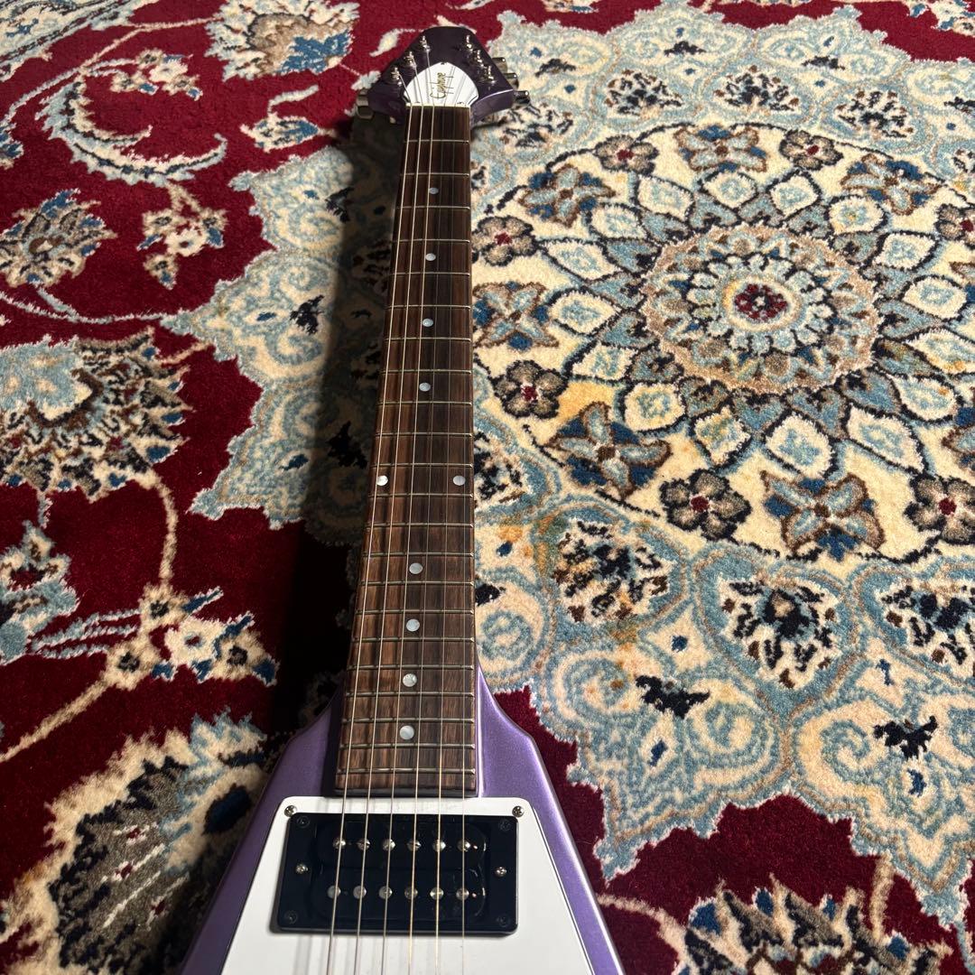 Epiphone カークハメット　メタリカ　1979 Flying V パープル
